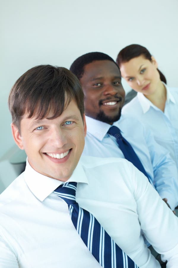 Successful leader stock photo. Image of moving, business - 19205130