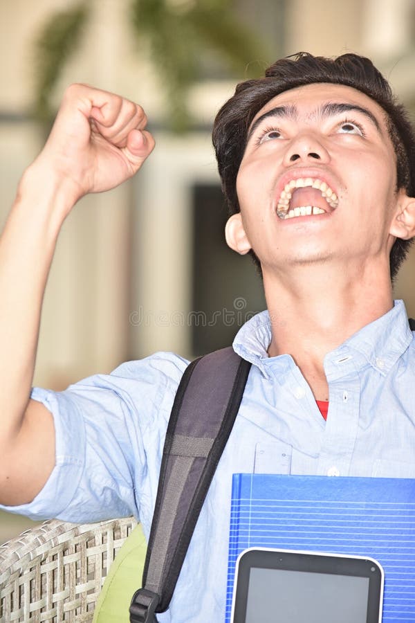A Successful Male Student stock image. Image of successful - 146692701