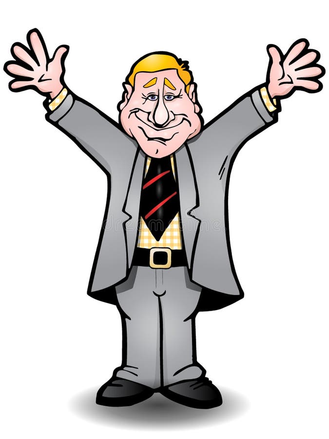 Successful man stock illustration. Illustration of mission - 15935396