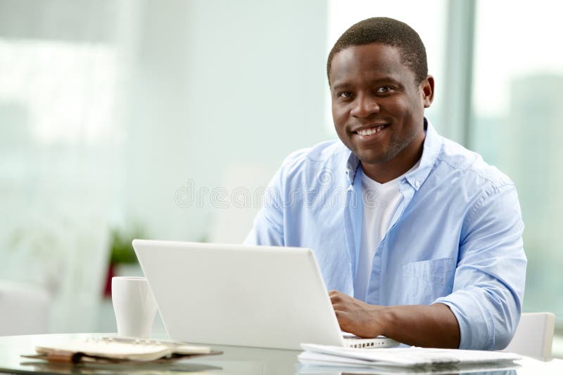 Successful man stock image. Image of male, person, african - 27133533