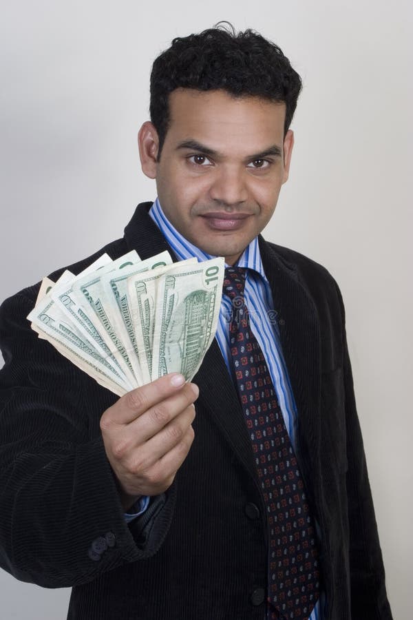 Successful man with money stock photo. Image of salary - 15151198