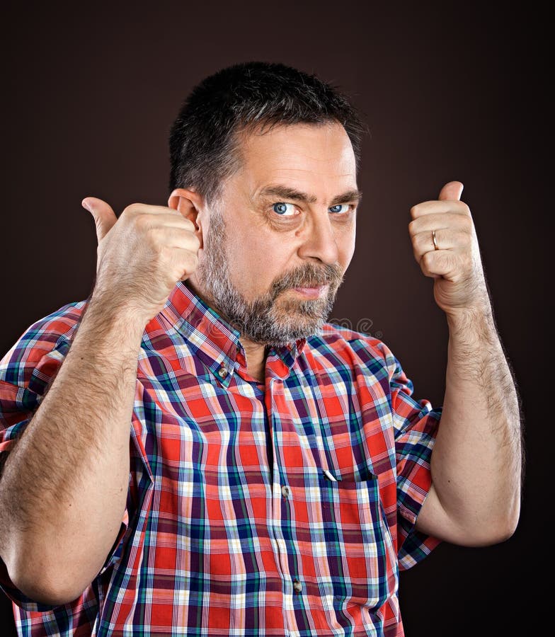 Successful Man Shows Ok Sigh Stock Photo - Image of people, natural ...