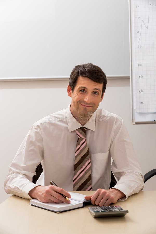 Successful Manager in the Office. Stock Image - Image of male ...