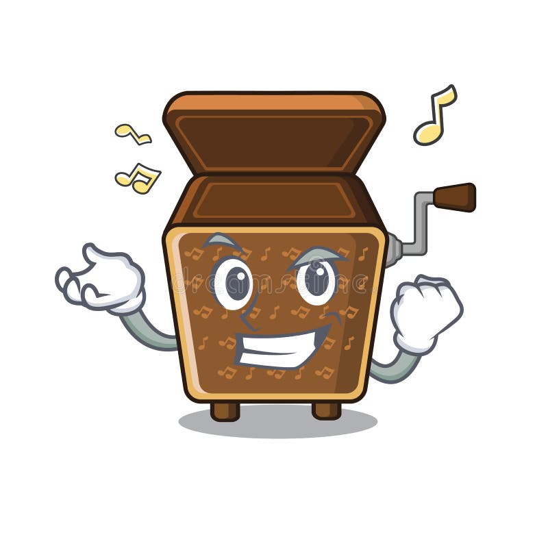 Successful Music Box Isolated with the Cartoon Stock Vector ...