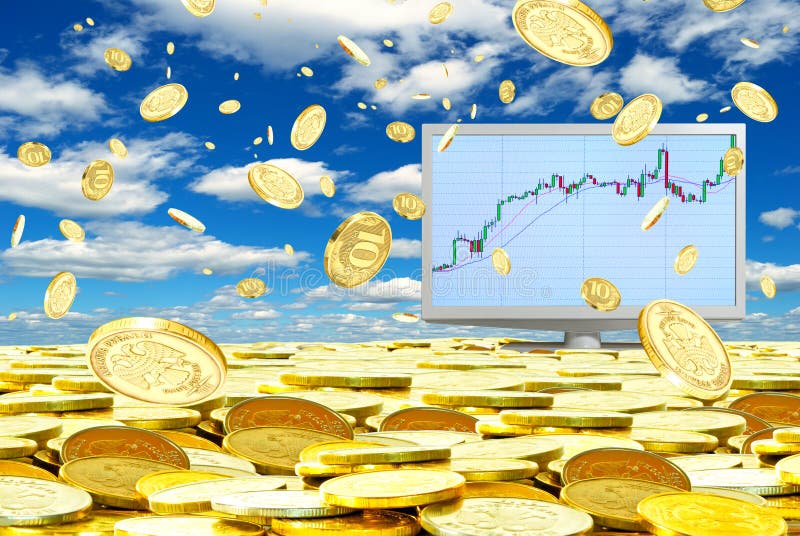 Successful Operations in the Foreign Exchange Market. Stock Image ...