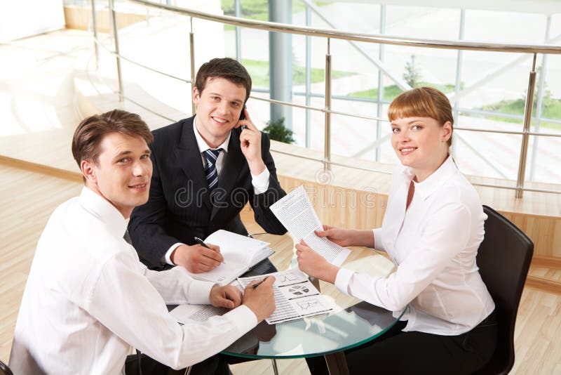 Co-workers Cheering and Celebrating Stock Photo - Image of adult ...