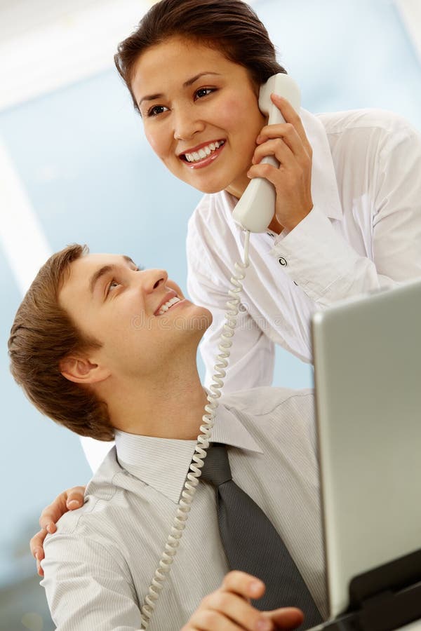 Successful partnership stock photo. Image of calling - 25444300