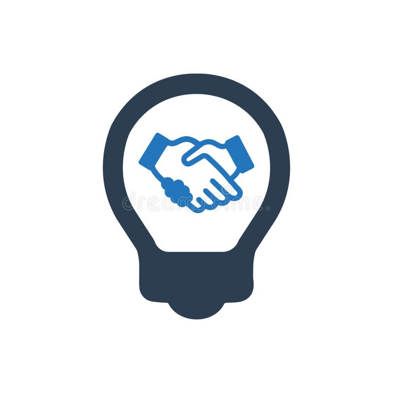 Business Successful Partnership Icon Stock Vector - Illustration of ...