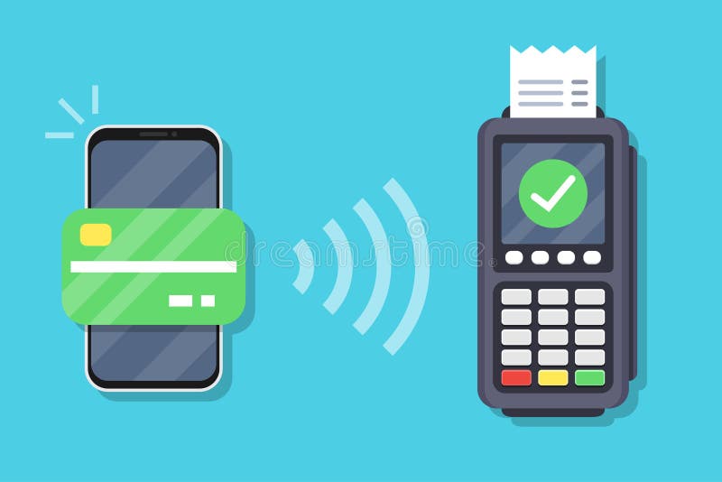 Successful Payment Operation. POS Terminal Confirms the Payment by ...