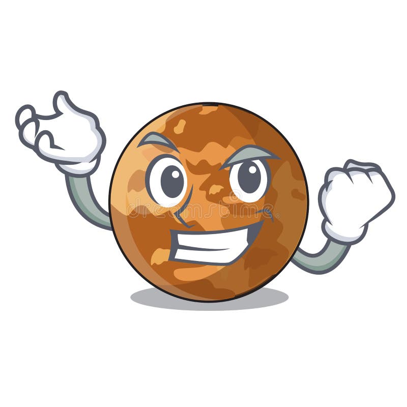 Successful Picture of a Cartoon Mercury Planet Stock Vector ...