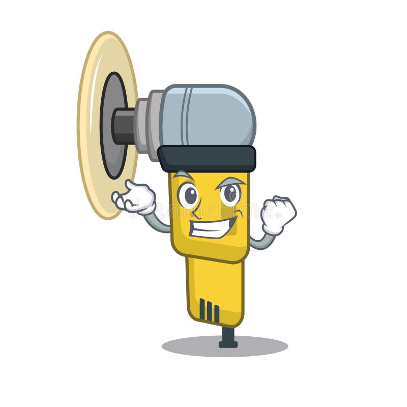 Successful Pneumatic Sander in a Cartoon Drawer Stock Vector ...