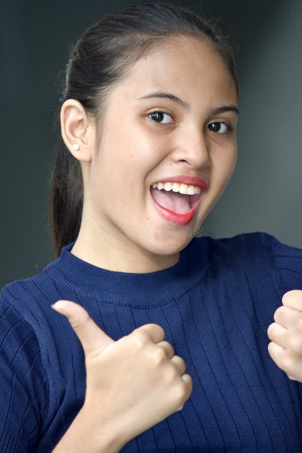 Successful Pretty Asian Person Stock Photo - Image of confident ...