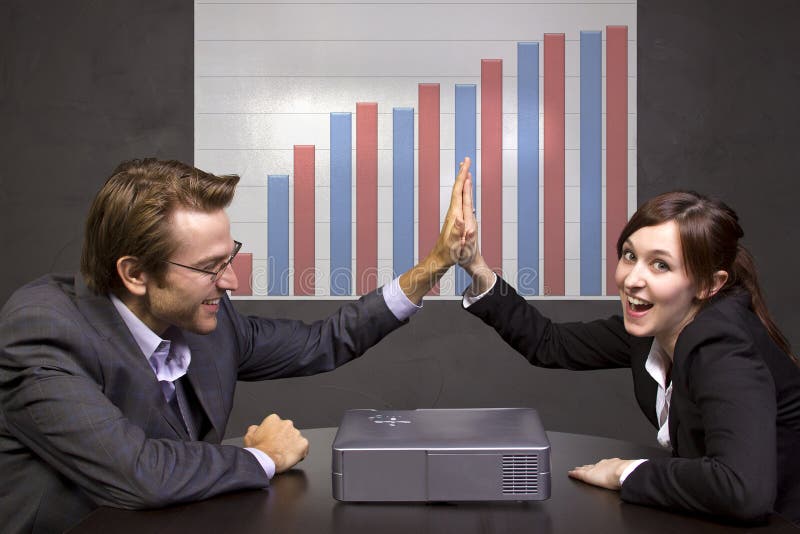 Successful Profits stock image. Image of chart, people - 31925829