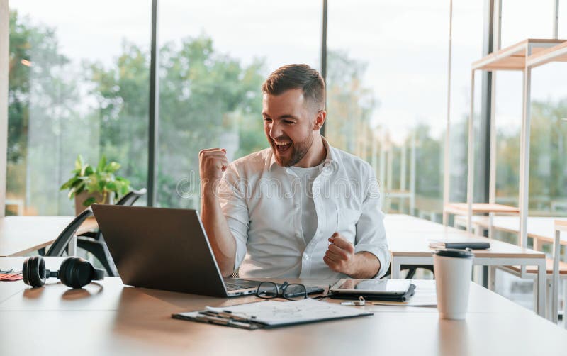 Successful Project. Concept of Celebration and Happiness Stock Image ...