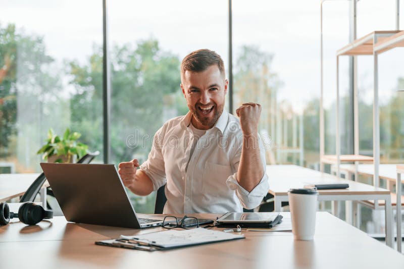 Successful Project. Concept of Celebration and Happiness Stock Image ...