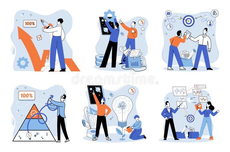 Project Launch. a Development Project Idea, Seed of Innovation Ready To ...