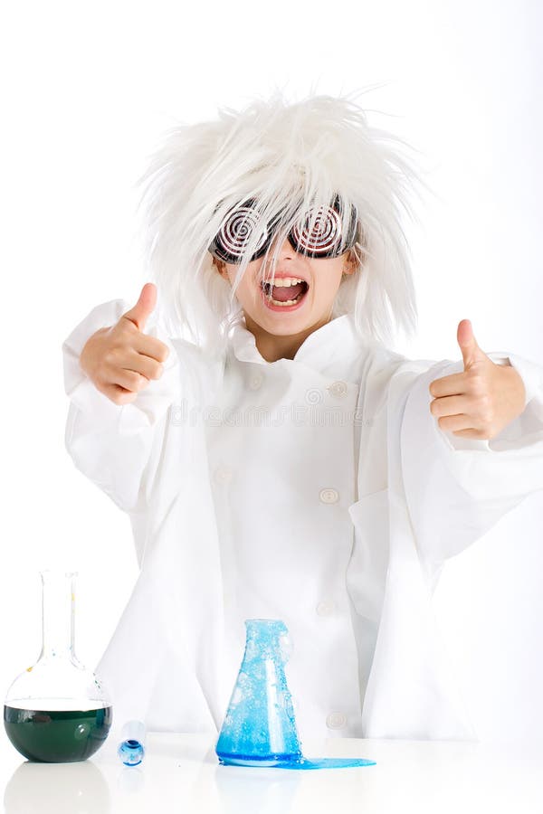 Successful Science Experiment Stock Photo - Image of outfit, crazed ...
