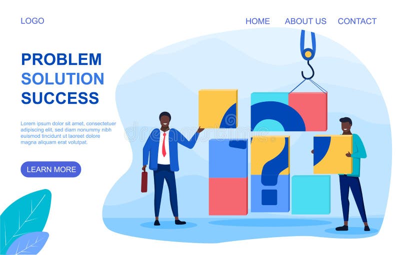 Successful Solution To Business Problems Stock Vector - Illustration of ...