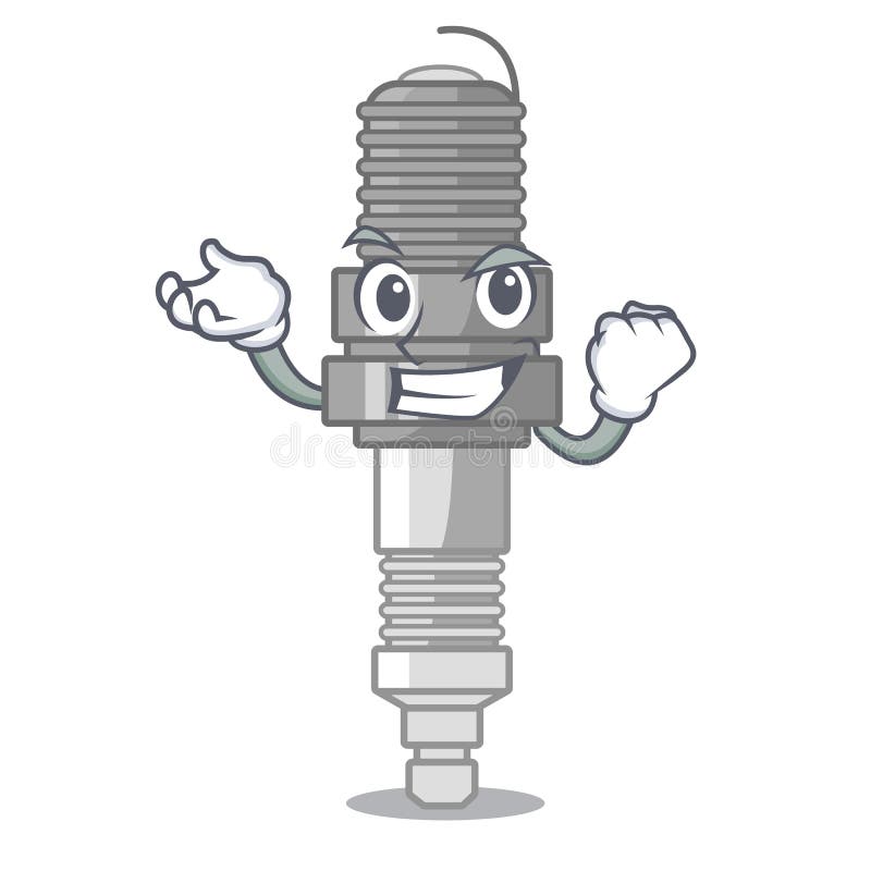 Successful Spark Plug in a Cartoon Box Stock Vector - Illustration of ...