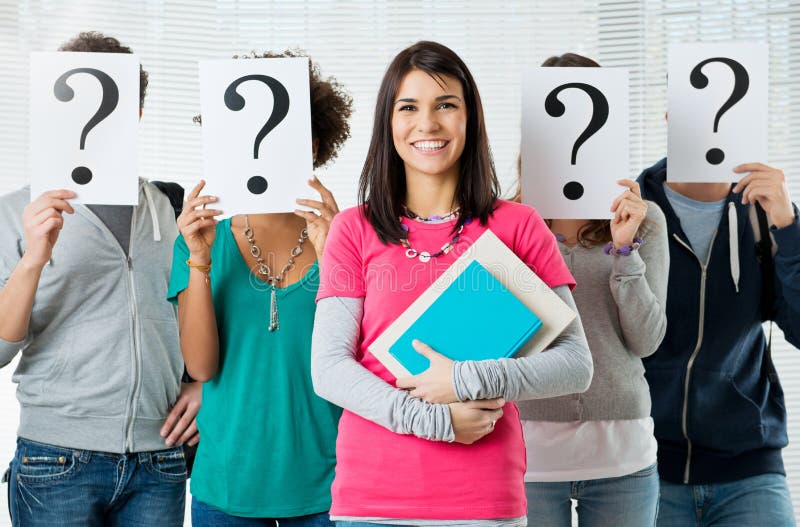 Successful student future stock photo. Image of question - 29637046