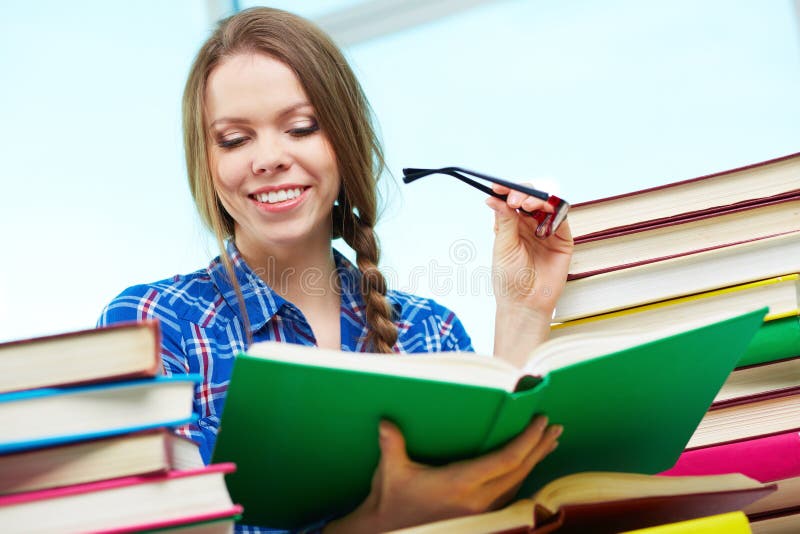 Successful student stock photo. Image of interested, eyeglasses - 33081458