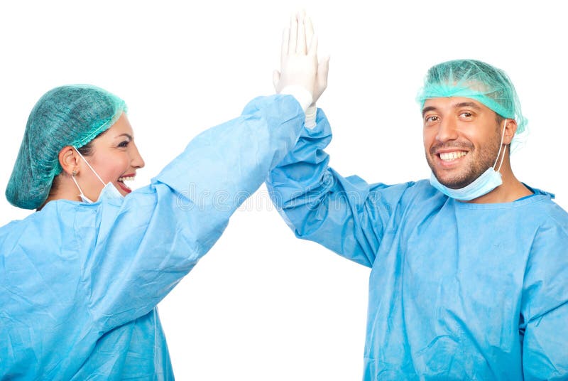 Successful surgery stock image. Image of coat, mask, medical - 16199997