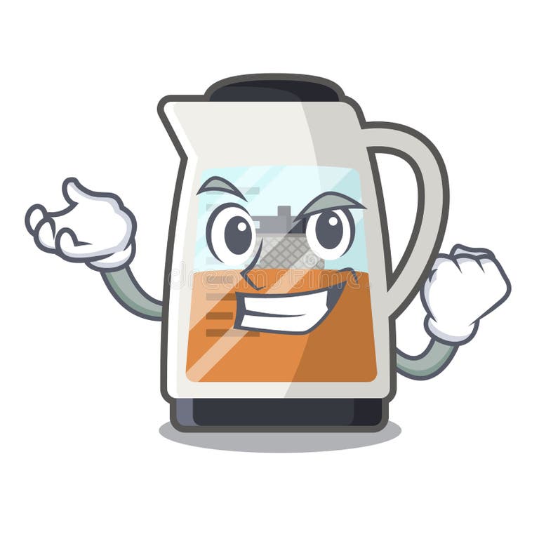 Successful Tea Maker in the Cartoon Shape Stock Vector - Illustration ...