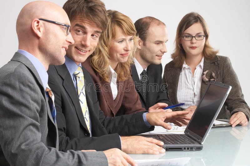 Successful team stock photo. Image of mates, scheduling - 1411404