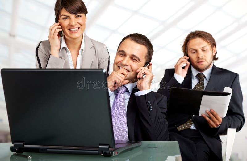 Team versatility stock image. Image of mature, interview - 611555