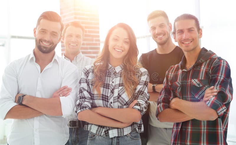 Successful Team of Young People Stock Image - Image of businesspeople ...