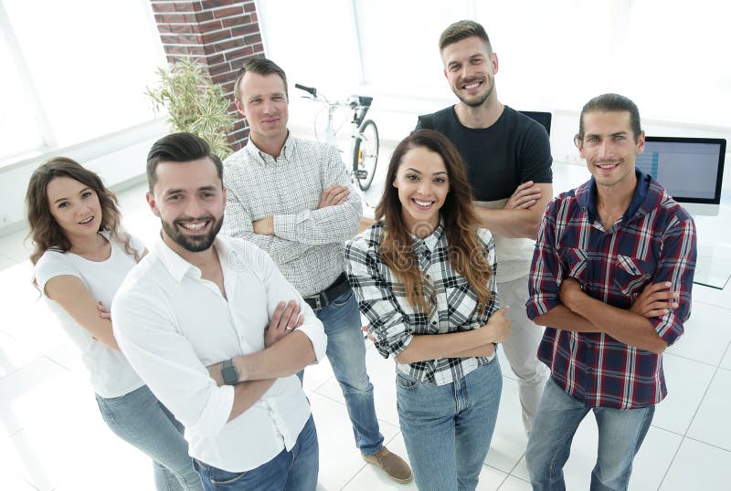 Successful Team of Young People Stock Image - Image of caucasian ...
