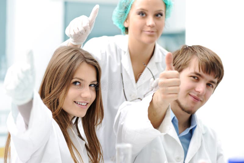 Successful Teamwork Inside the Lab Stock Photo - Image of colleagues ...