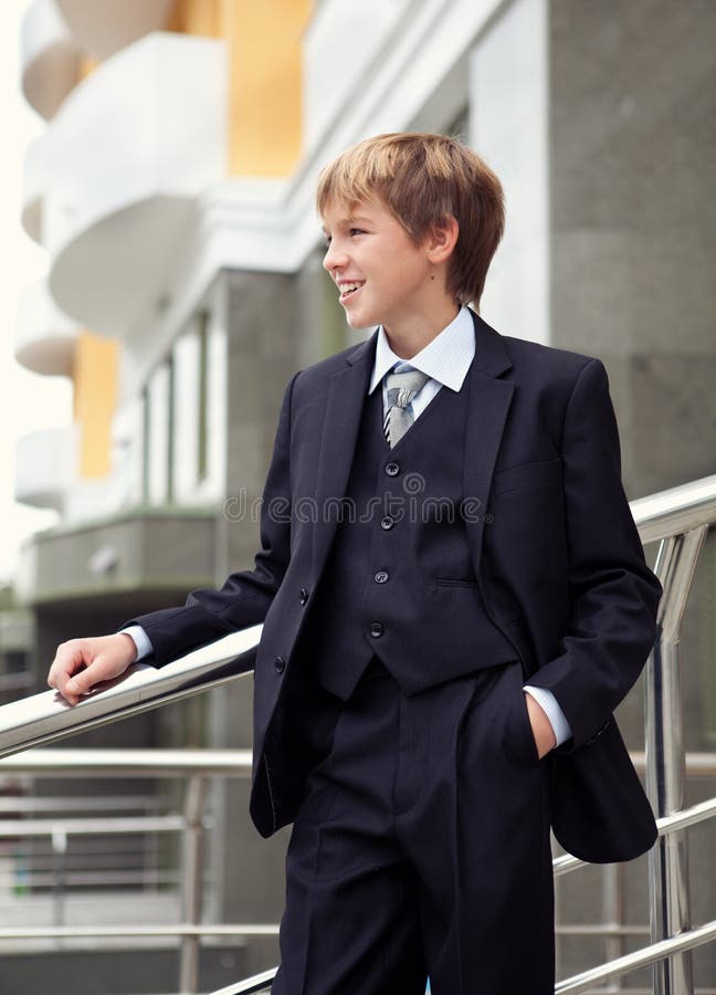 Successful Teen in Street Setting Stock Photo - Image of expression ...