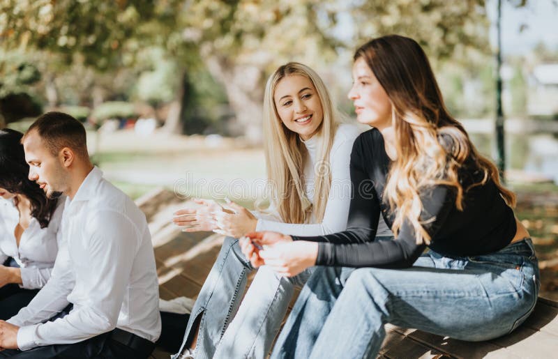 Successful University Project. Young Students Achieving Goals and ...