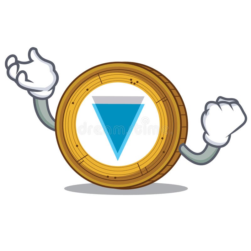 Successful Verge Coin Character Cartoon Editorial Stock Photo ...