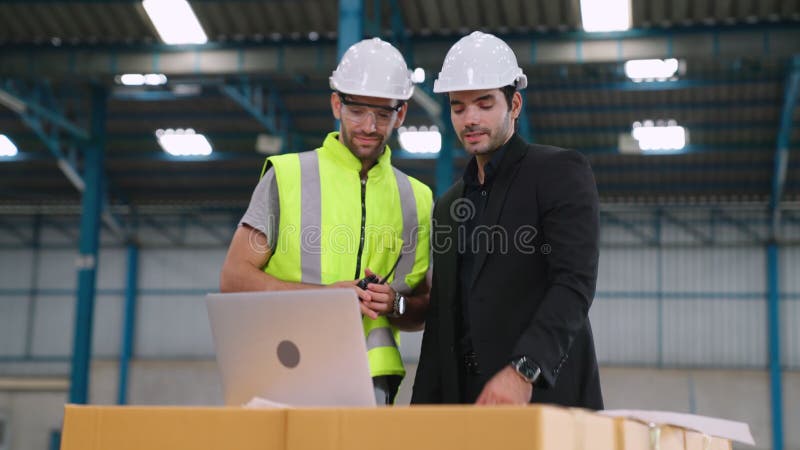 Successful Work Partner Handshake Showing Project Success . Stock Video ...