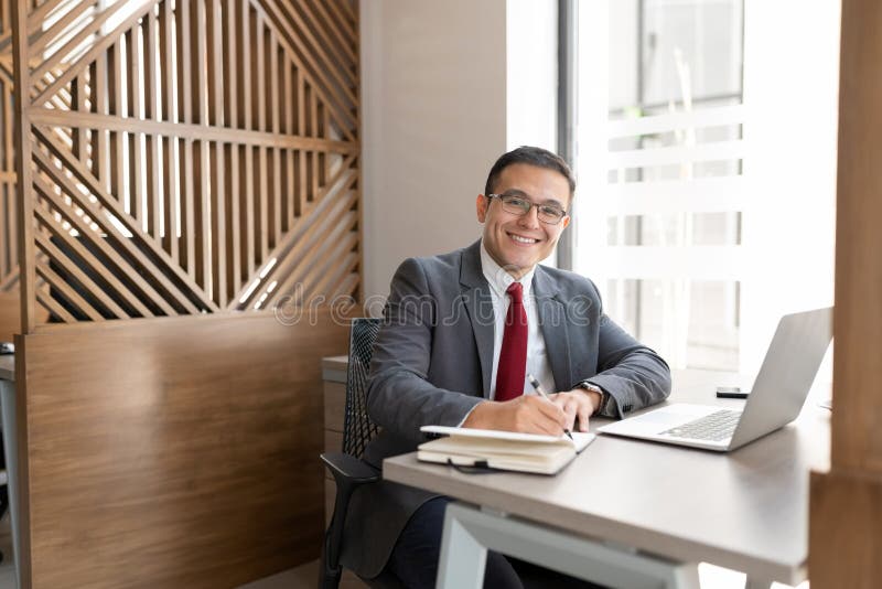 Successful Young Business Executive at Work Stock Image - Image of ...