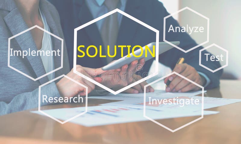 Successful Young Consultants Working in an Office, Solution Finding ...