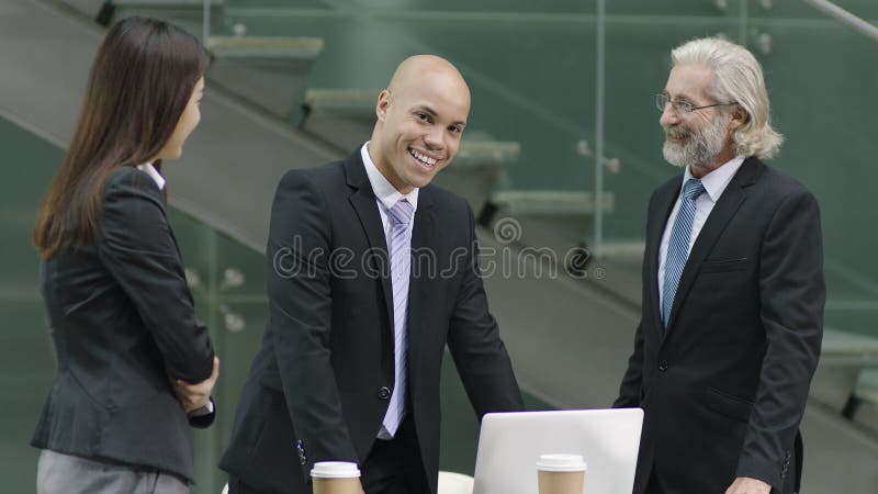 Young Corporate Executive Looking at Camera Smiling Stock Image - Image ...