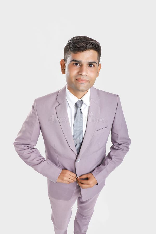 Successful Young Indian Businessman Wearing Suit Stock Photo - Image of ...