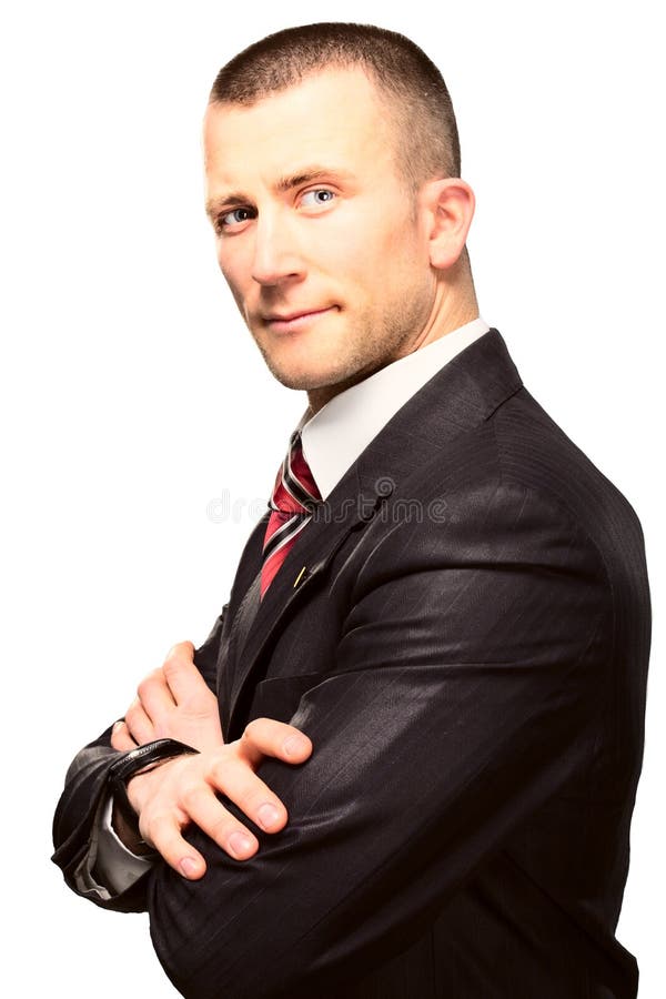 Successful Young Man Businessman in Suit Stock Photo - Image of ...