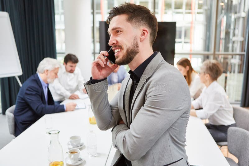 Successful Young Start-up Founder on the Phone Stock Photo - Image of ...