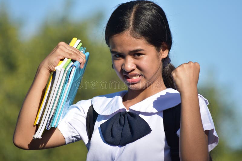 A Successful Youthful Female Student Stock Photo - Image of females ...