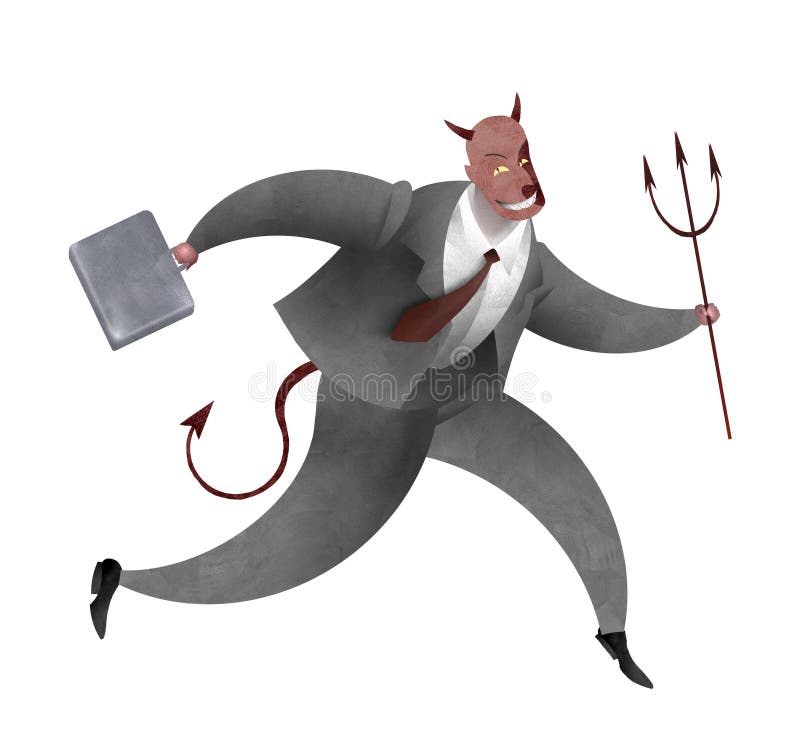 The Old Mole a Banker with an Abacus Stock Vector - Illustration of ...