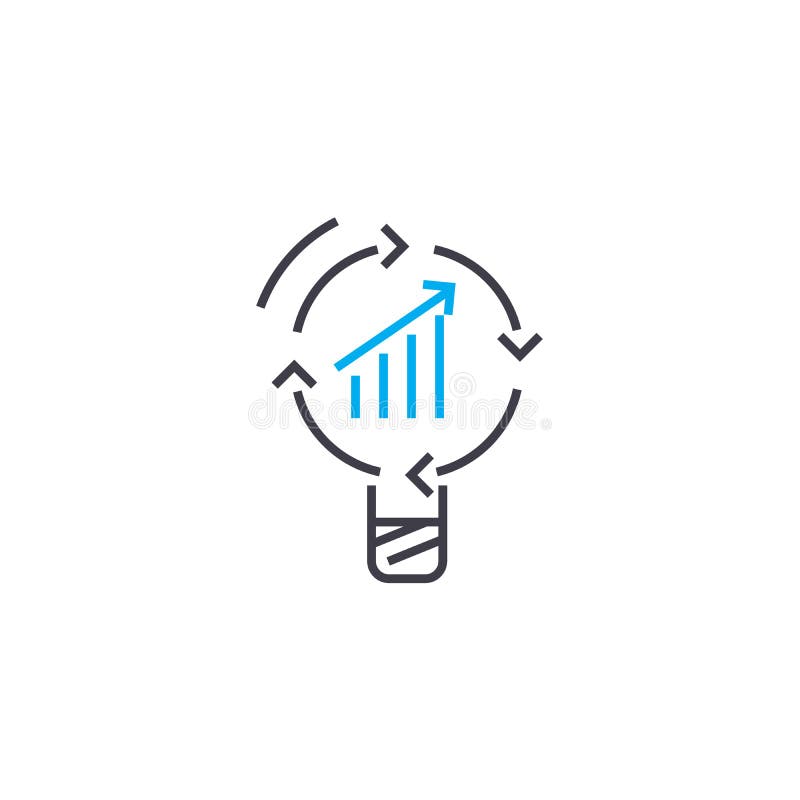 Successfully Developing Business Linear Icon Concept. Successfully ...