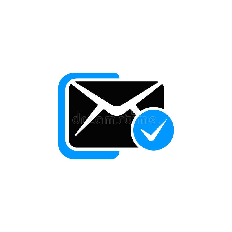 Successfully Mail or Message Send Icon Stock Vector - Illustration of ...