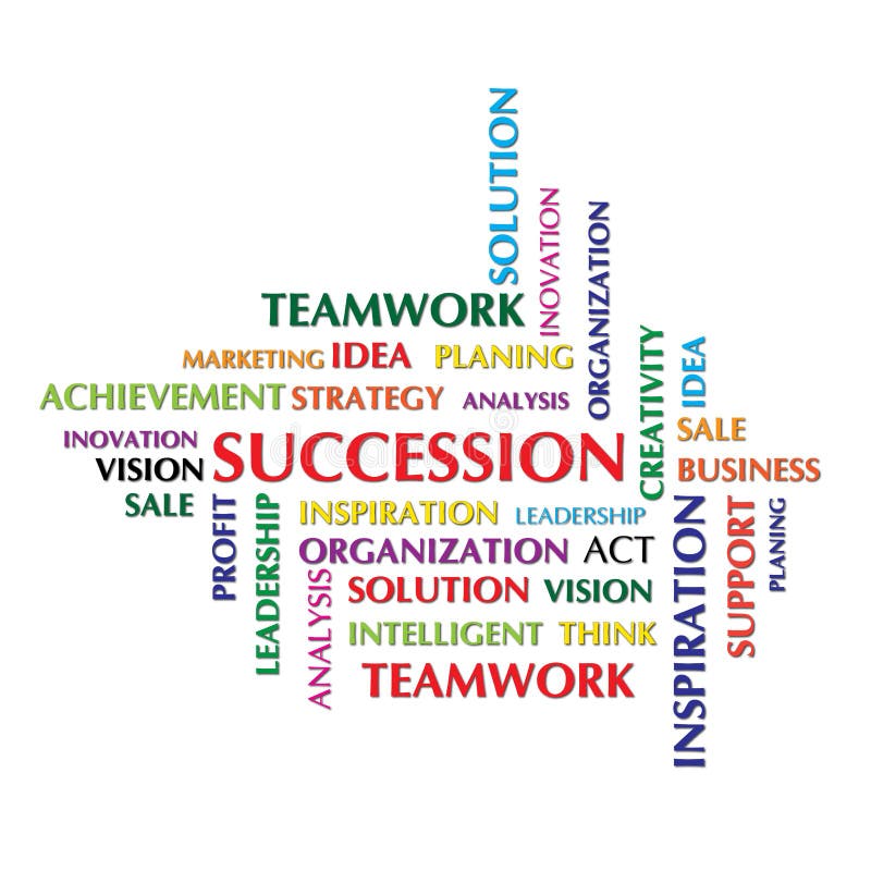 Succession stock illustration. Illustration of result - 49438286
