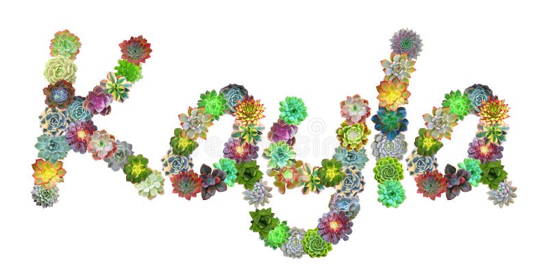 Name Kayla, Made in the Vector Stock Vector - Illustration of design ...