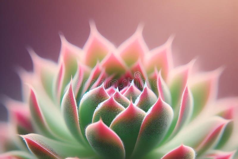Succulent Plant Isolated, Close Up Succulent Plants. Stock Image ...