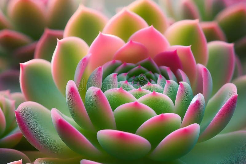 Succulent Plant Isolated, Close Up Succulent Plants Stock Image - Image ...